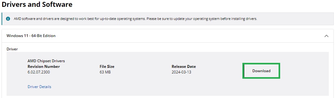 AMD Chipset Driver Download and Update for Windows 10, 11