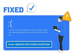 Unexpected Store Exception Windows 11, 10 Error (Fixed)