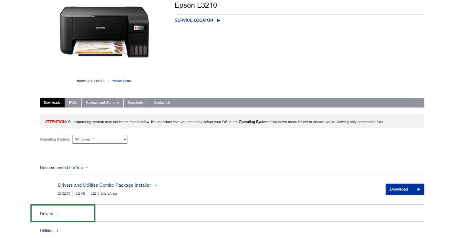 Epson L3210 Driver (Printer & Scanner) Download, Install & Update on Windows 11/10
