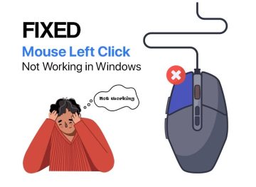 How to Fix Mouse Left Click not Working in Windows 11/10