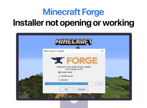 Minecraft Forge Installer Not Opening or Working in Windows 11