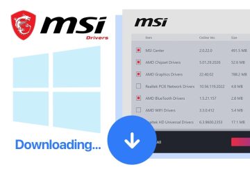 MSI Driver Download and Update for Windows 11/10