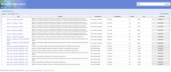 Apple Mobile Device USB Driver Download and Install in Windows 11/10