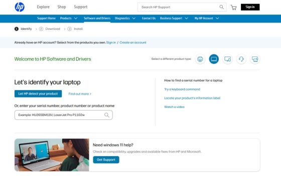 HP WiFi Driver Download and Install in Windows 11/10