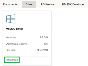 Mantra MFS100 Driver Download for Windows PC