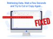 Retrieving data. Wait a Few Seconds and Try to Cut or Copy Again. Error: Fixed