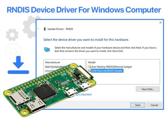 Download RNDIS Device Driver for Windows Computer