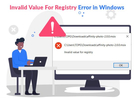 How to Fix Invalid Value for Registry Error in Windows 11/10