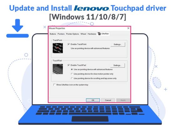 How to Update and Install Lenovo Touchpad Driver [Windows 11/10/8/7]