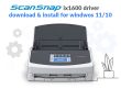 ScanSnap iX1600 Driver Download and Install for Windows 11/10