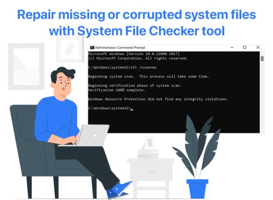 How to Repair Missing or Corrupted System Files with the System File ...