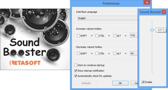 Increase Sound Volume with Sound Booster for PC