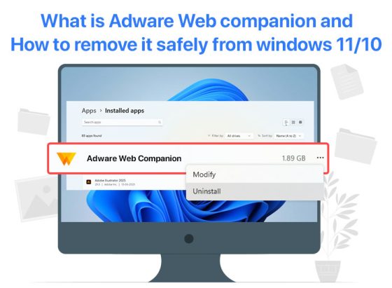 What is Adware Web Companion and How to Remove it Safely from Windows 11/10