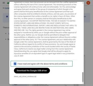 Download Google USB Driver for Windows 11/10