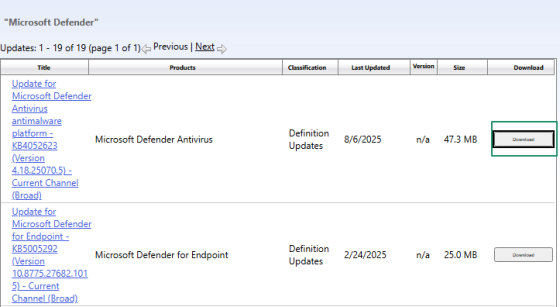 How to Update Windows Security Signatures Manually Windows 11/10