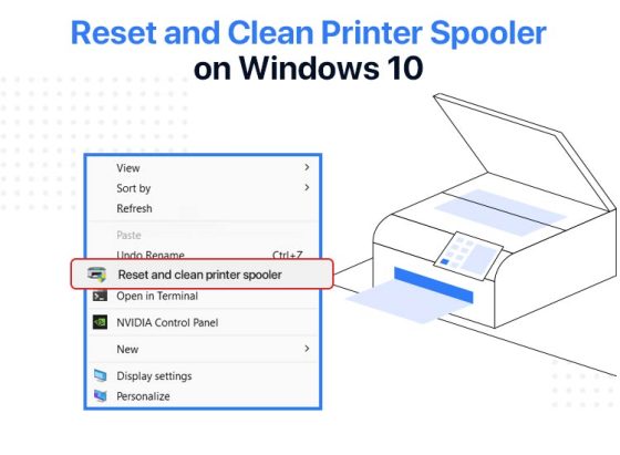 How to Reset and Clean Printer Spooler on Windows 10