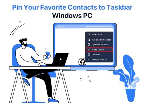 How to Pin Your Favorite Contacts to the Taskbar on Windows PC – Ad ...