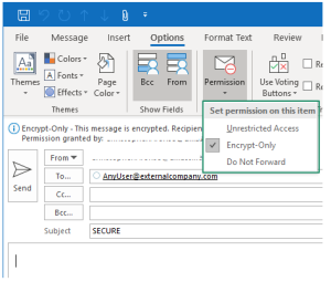 How to Encrypt and Secure an Email in Outlook