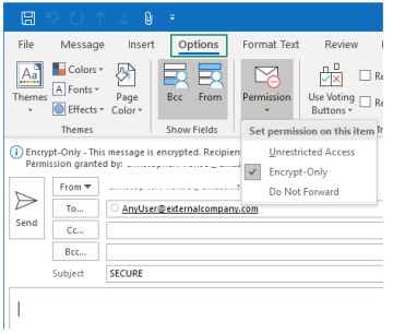 How to Encrypt and Secure an Email in Outlook