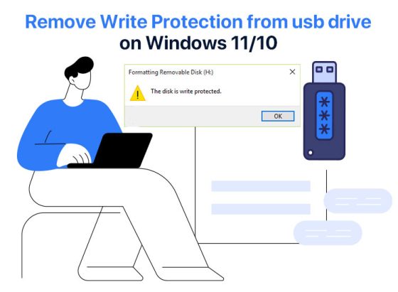 How to Remove Write Protection from USB Drive on Windows 11/10