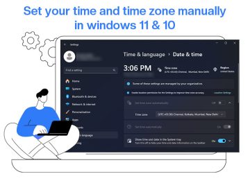 How to Set Your Time and Time Zone Manually in Windows 11 & 10