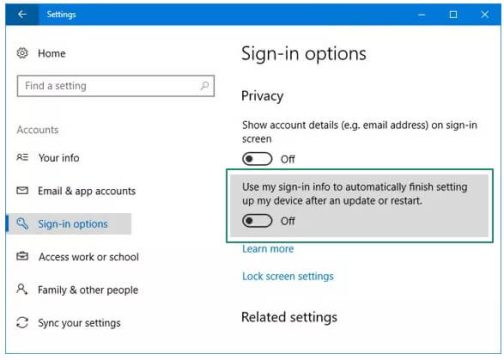 How to Automatically Finish Setting Up a PC After an Update or Restart