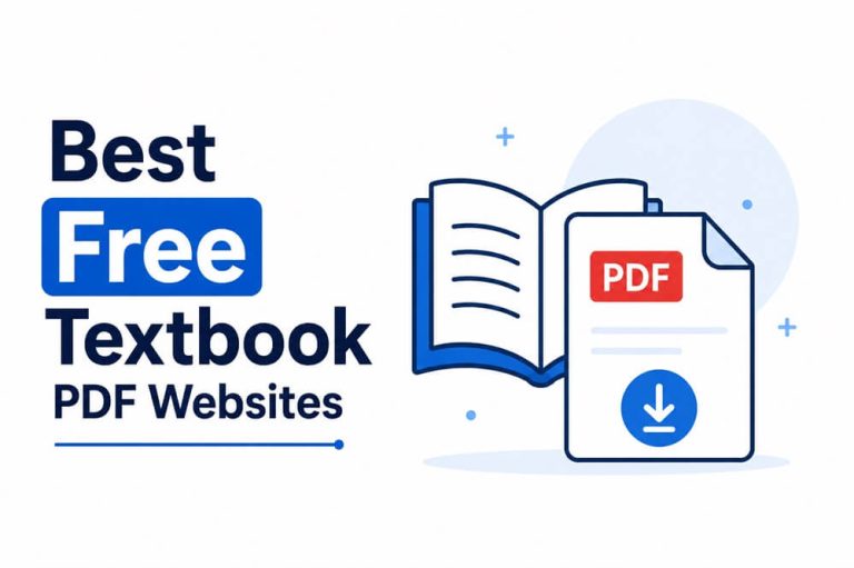 Best Free Textbook PDF Websites to Download Books Online 2026